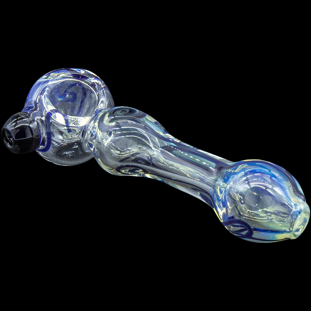 "Painted Warrior Spoon" Glass Pipe – Glass City Pipes