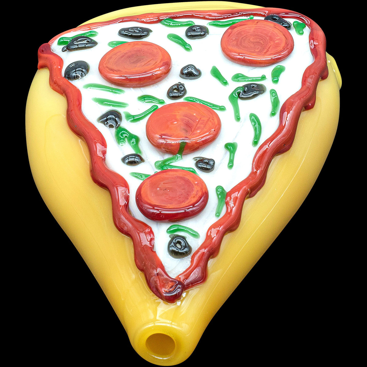 "Potperoni" Glass Pizza Pipe – Glass City Pipes