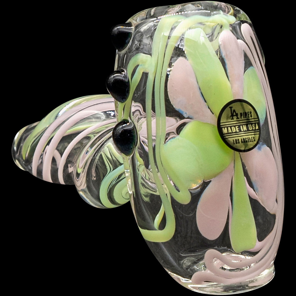 "Bubble Gum Twist" Hammer Pipe – Glass City Pipes