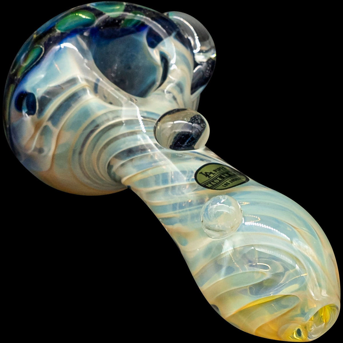 "The Hive" Honeycomb Color Changing Glass Pipe – Glass City Pipes