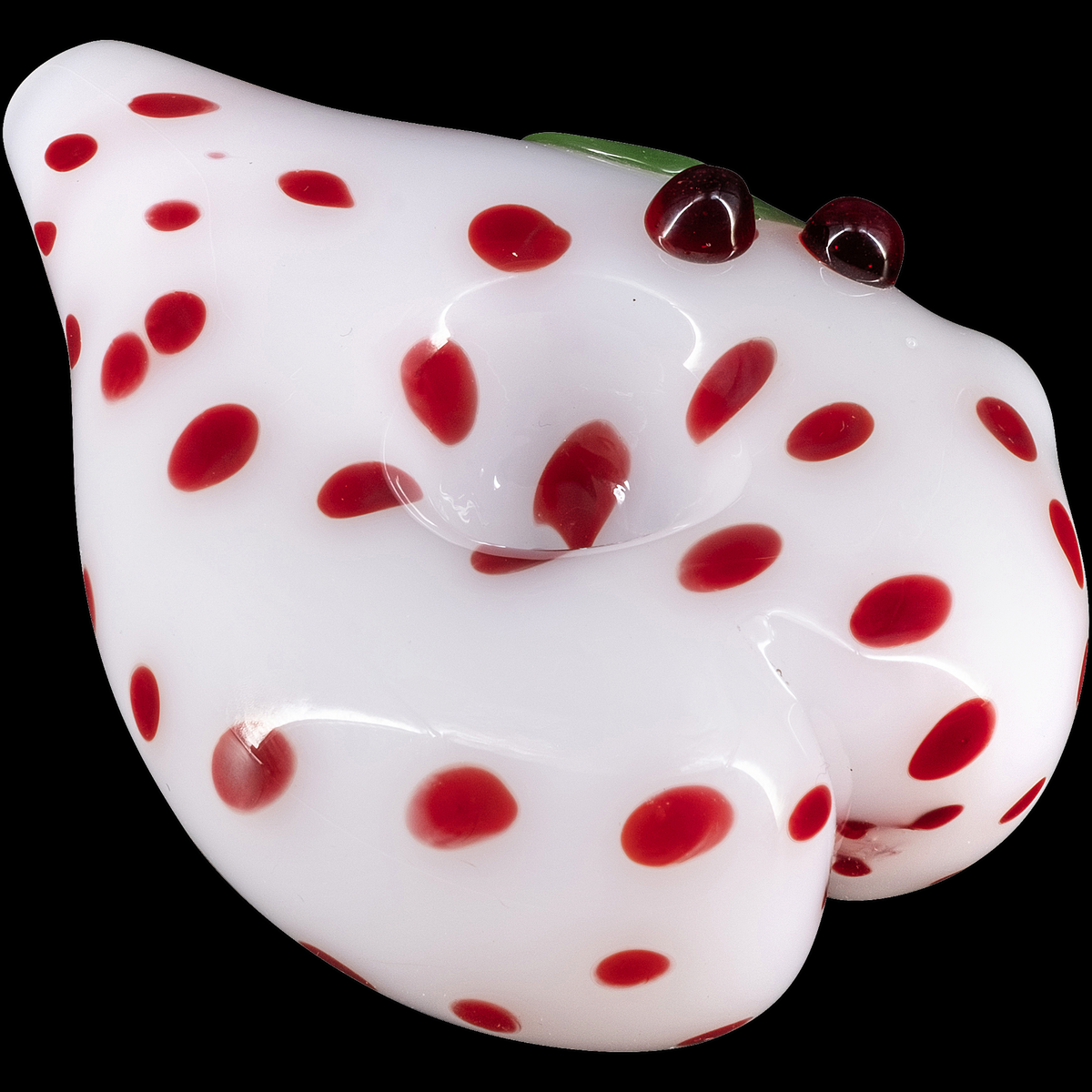 "Pure Heart" Heart Shaped Hand Pipe – Glass City Pipes