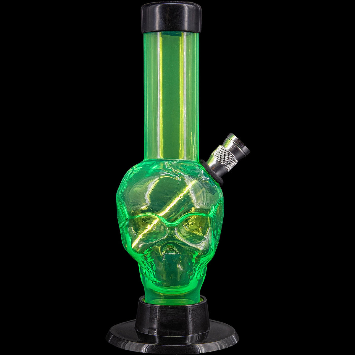 JM Enterprises Mini Alien Head Acrylic Bong - 6" Tall - Multiple Color ...