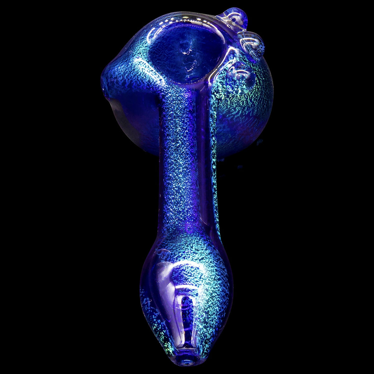 "Star Dust" Galaxy Dichroic Drooper Pipe – Glass City Pipes