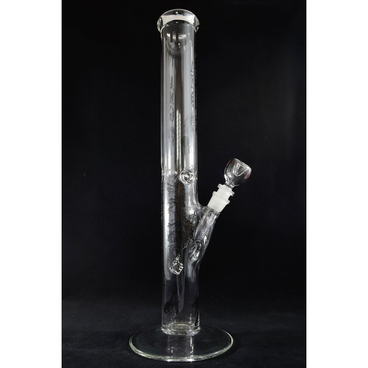 AMG Glass Massive 18 inch Clear Straight Tube Zombie Themed Bong ...