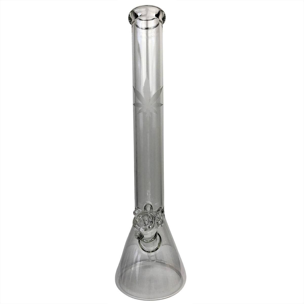 AMG Glass Massive 18 inch Hemp Leaf Beaker Base Glass Bong – Glass City ...