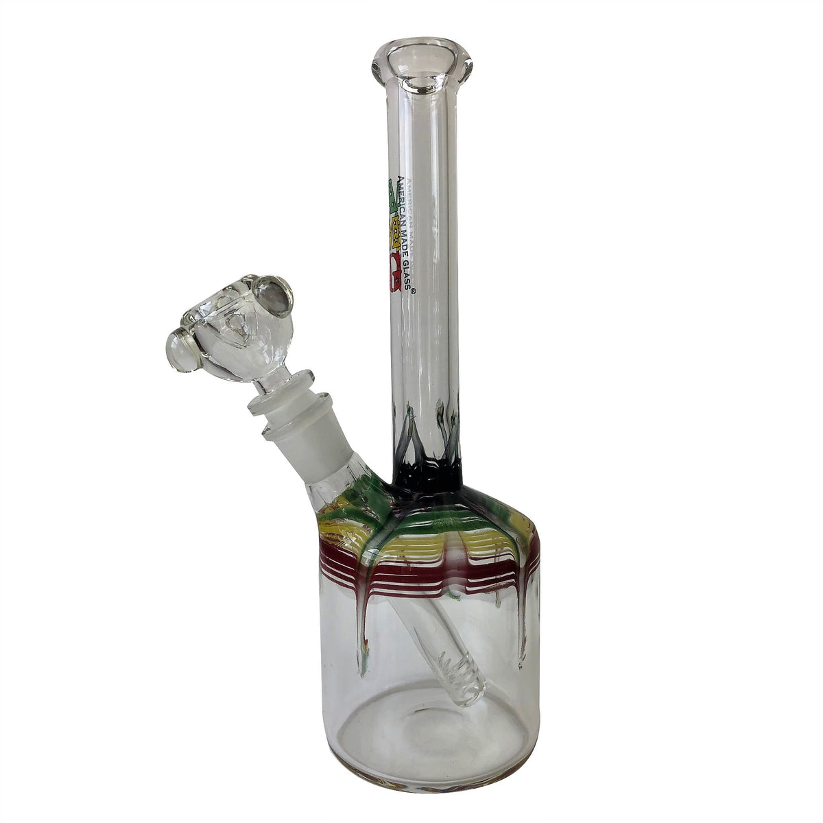 AMG Glass 9 inch Cylinder Base Glass Bong Water Pipe – Glass City Pipes