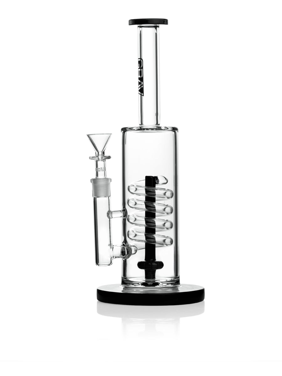 Grav Labs 12 inch Flared Base Bong w/ Coil & Showerhead Percs – Glass ...