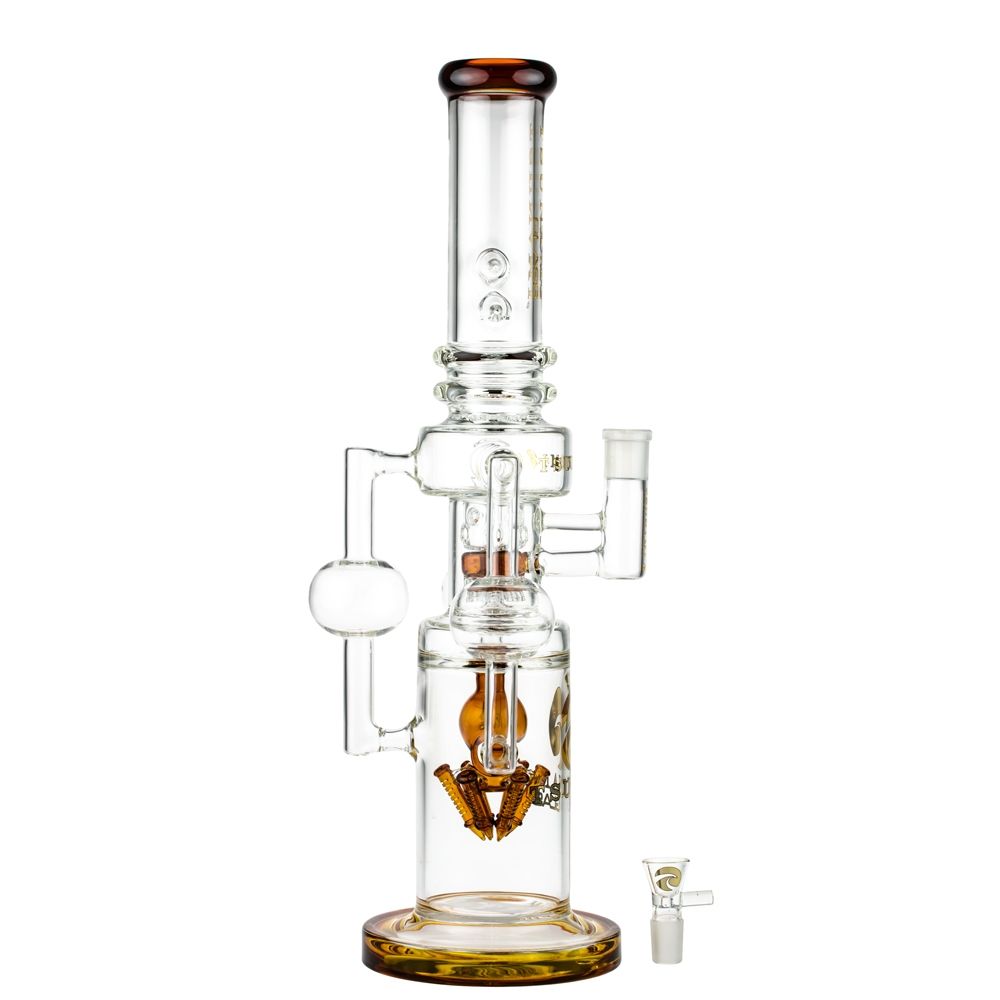 Tsunami 18″ Bullet Ball Tower Showerhead Honeycomb Water Pipe Bong - A ...