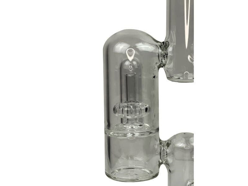 Daze Glass - 14" Rocket Ship Dual Showerhead Perc Glass Water Pipe ...