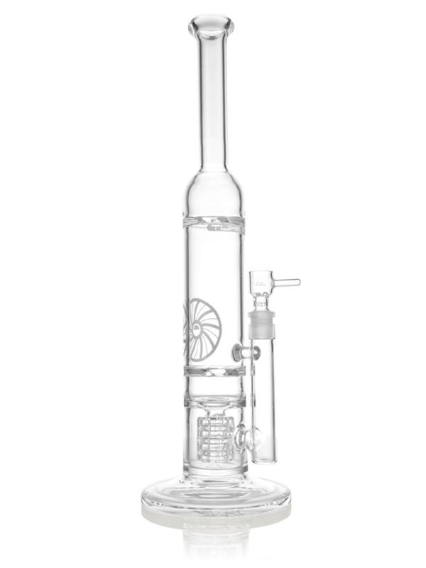 Grav Labs 15 inch Turbine Water Pipe Bong - Clear – Glass City Pipes
